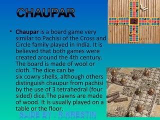 traditional games | PPT