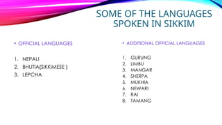 Sikkim PPT Class 10th Art integrated project | PPTX