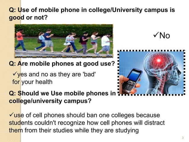 USE OF CELL PHONES | PPTX