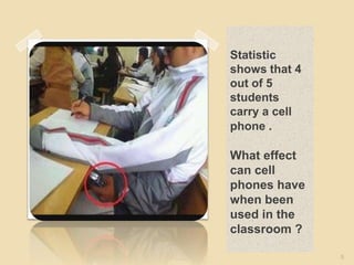 USE OF CELL PHONES | PPTX