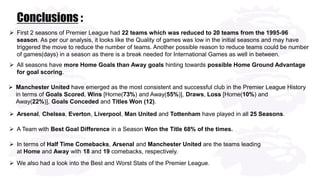 Exploratory Data Analysis - English Premier League | PPTX