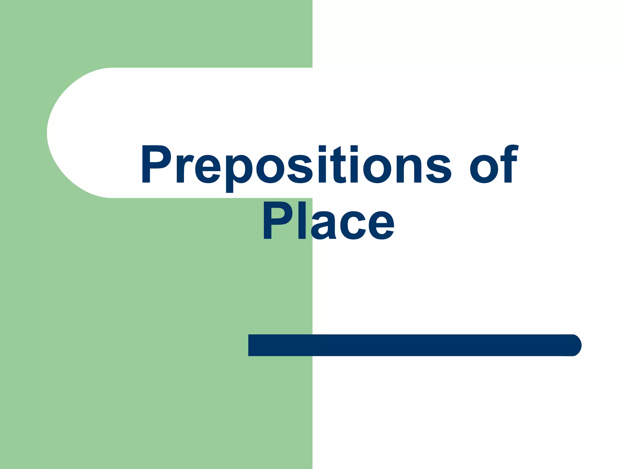 English prepositons | PPT