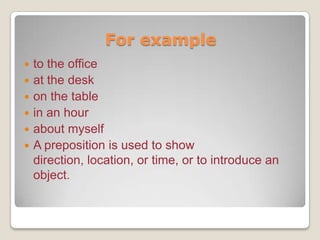 English prepositions | PPTX