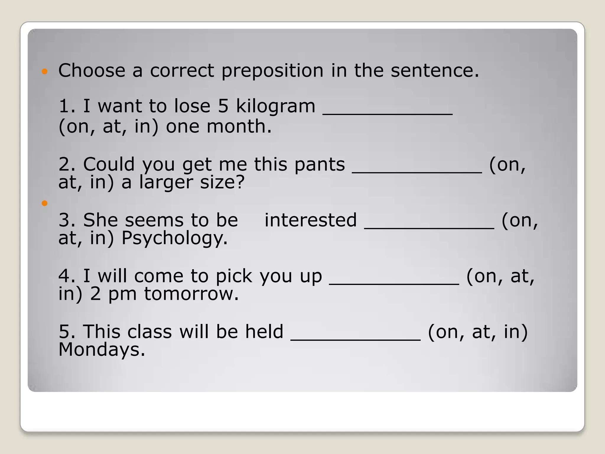 English prepotions | PPTX