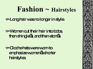 Feminism& Flappers | PPT | Fashion Trends | Style & Fashion