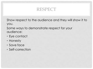 English presentation | PPTX