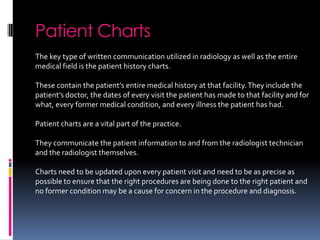 The Radiologic Technologists Guide: Good Communication | PPTX