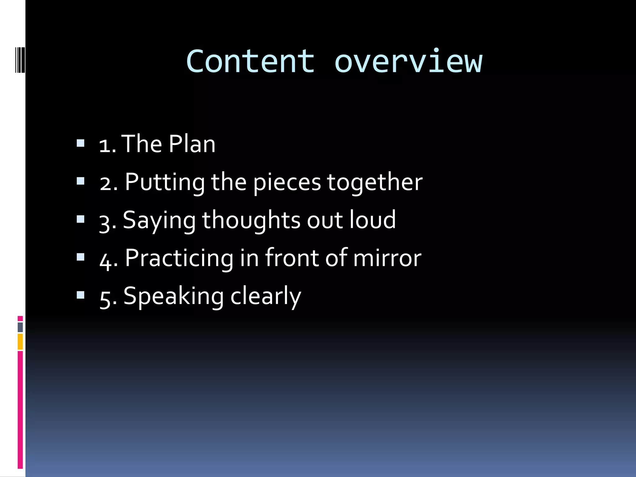 English presentation | PPTX