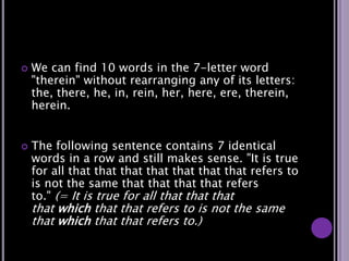 ten comandments of english writing | PPTX