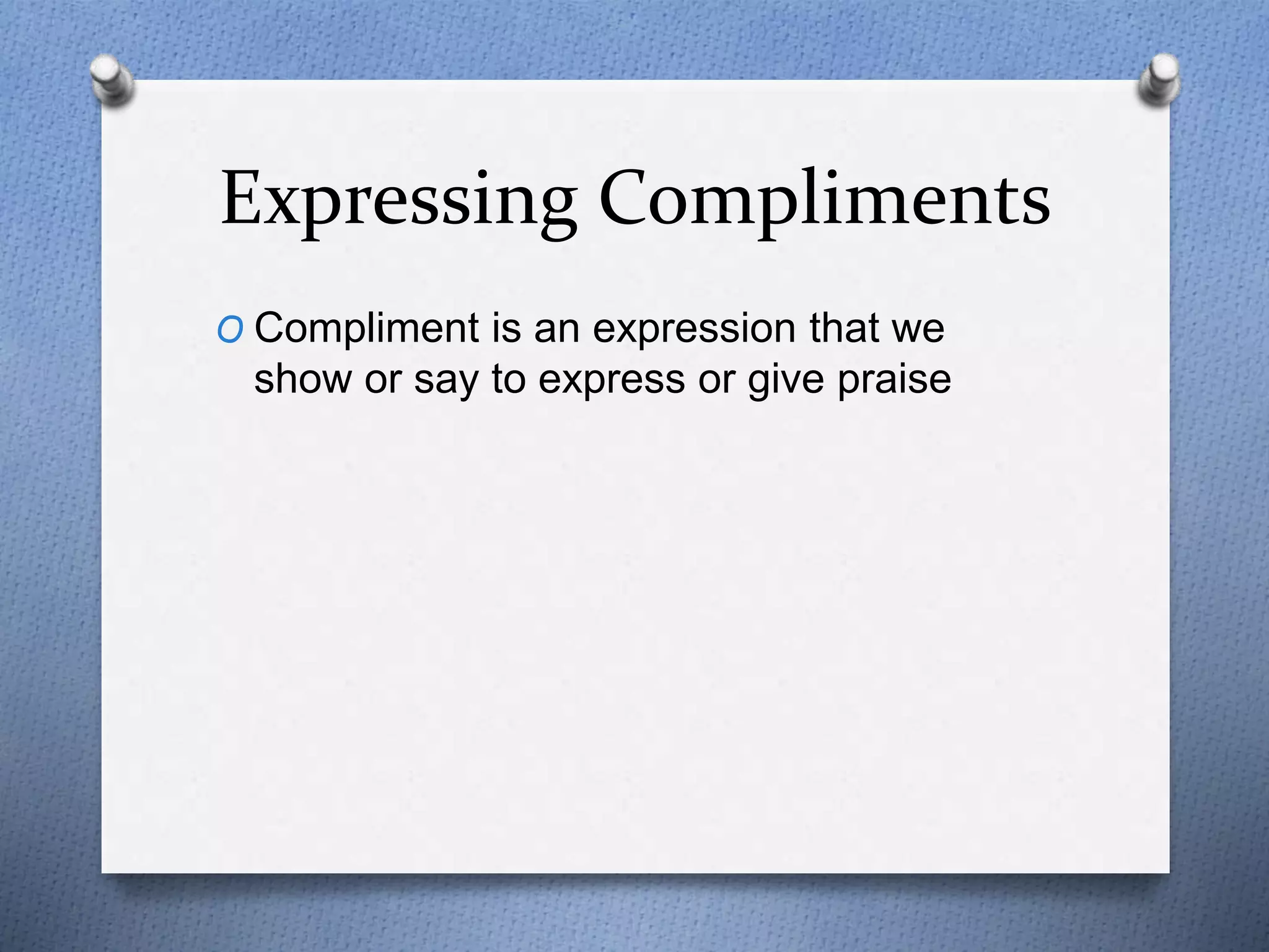 How to Congratulate, Compliment and Showing care | PPT