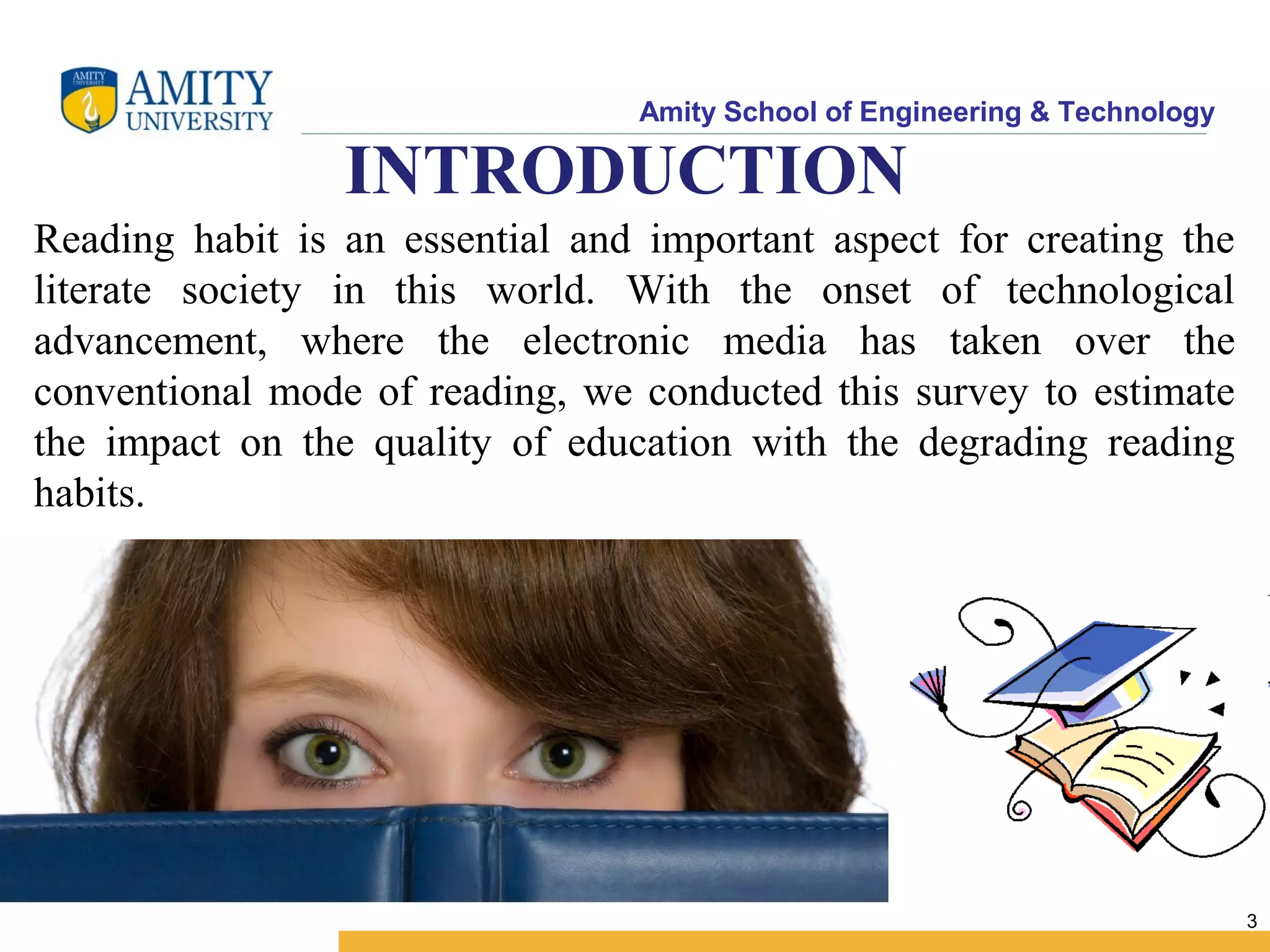 Degrading Reading Habits and its Impact on Quality of Education | PPT