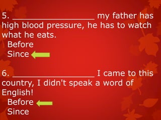 English presadverbial clause presentation | PPT