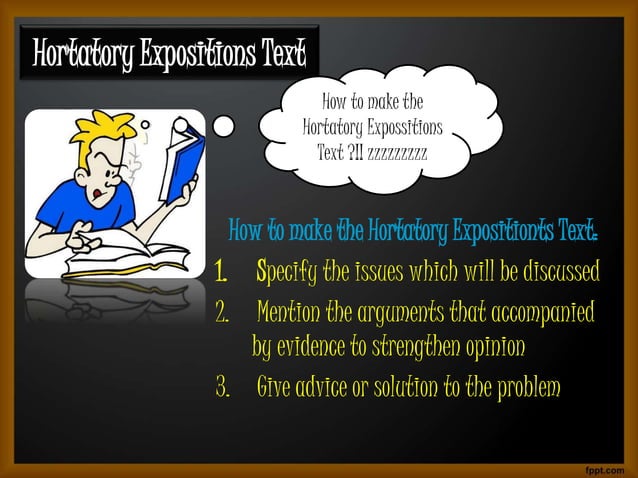 Hortatory ExpositionsText | PPT