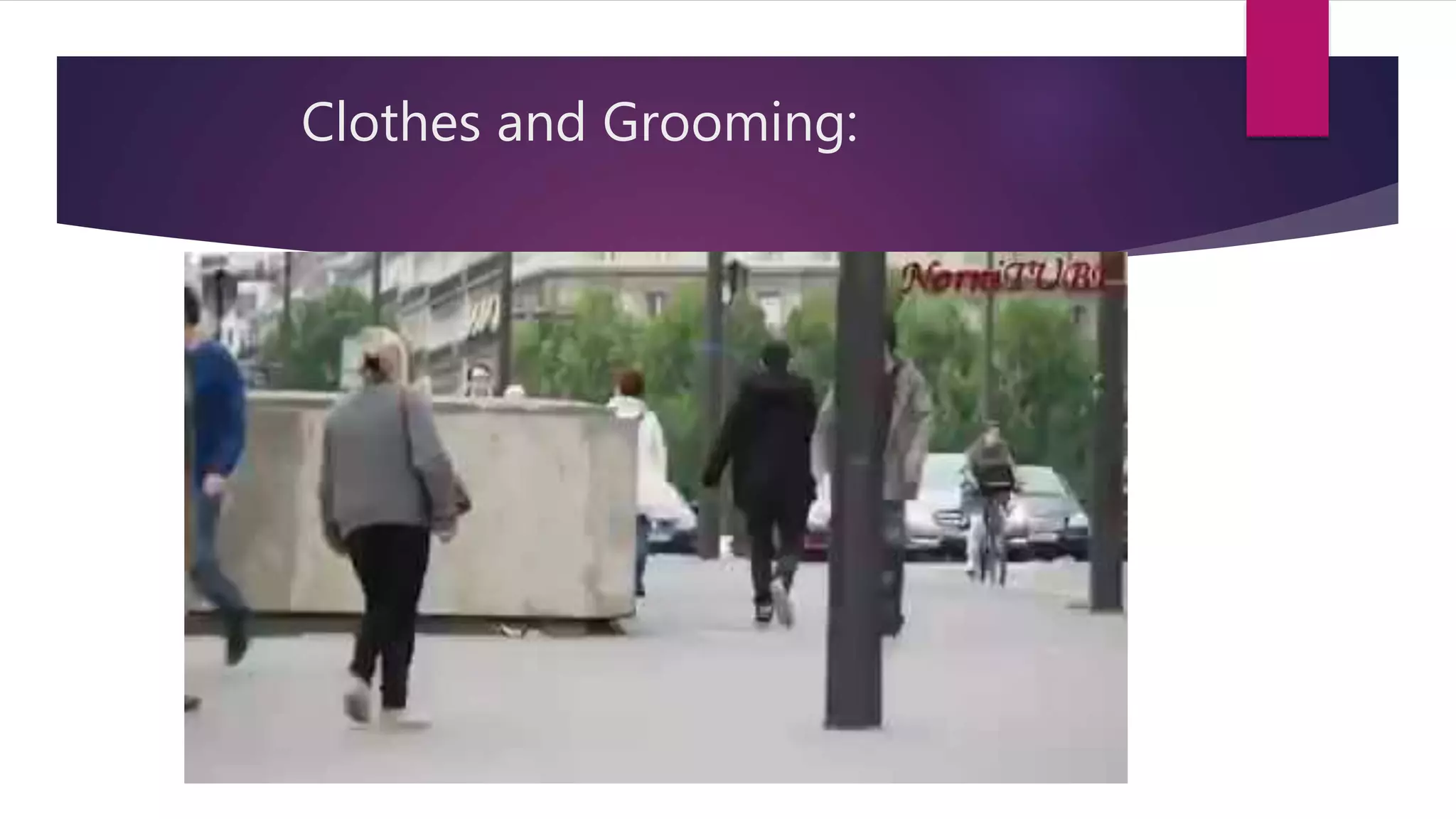 importance of appearance and body action | PPT