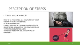 How to make stress as your friend (Ted talks) | PPTX