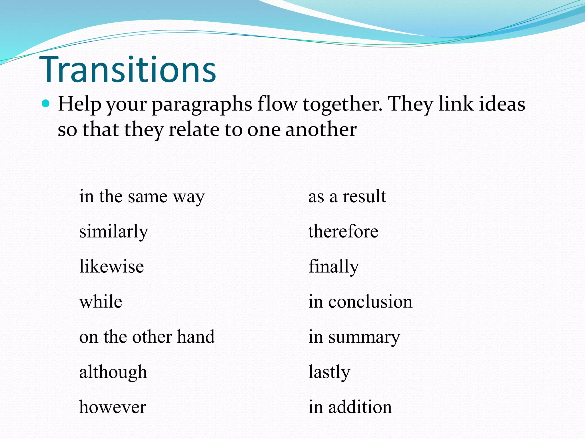 paragraph writing | PPTX
