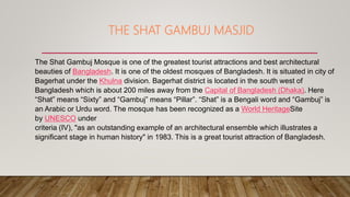 HISTORYCAL PLACEOF BANGLADESH | PPT