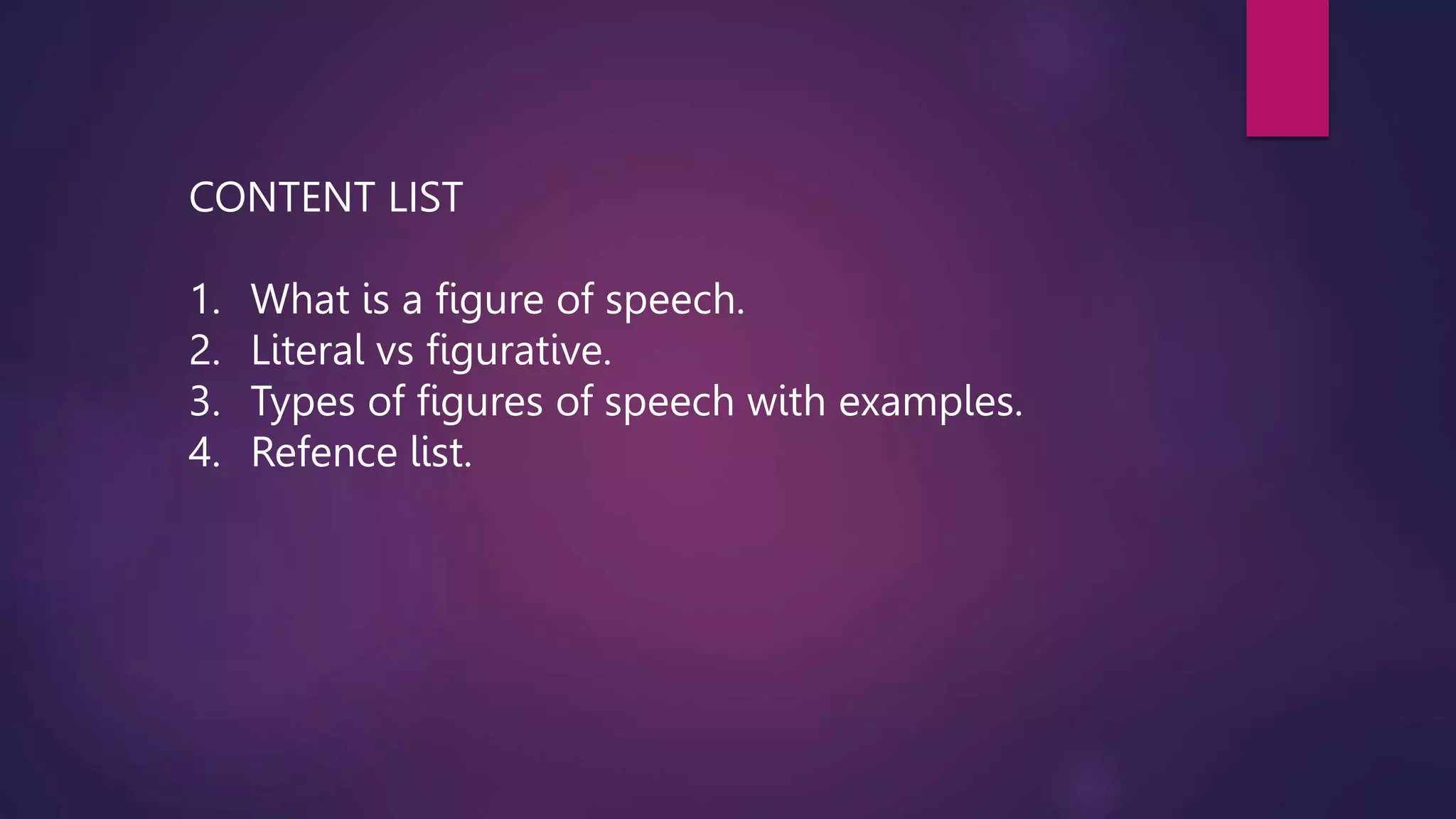 FIGURES OF SPEECH. | PPTX