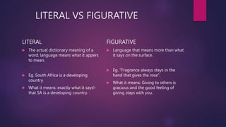 FIGURES OF SPEECH. | PPTX