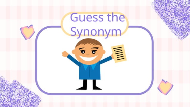 Gr 8 Antonyms and Synonyms Presentation. | PPTX