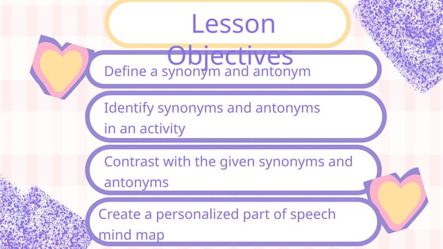 Gr 8 Antonyms and Synonyms Presentation. | PPTX