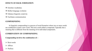 Word formation in Functional English topic | PDF