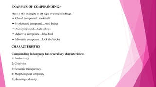 Word formation in Functional English topic | PDF