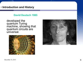 Quantum Computers | PPTX