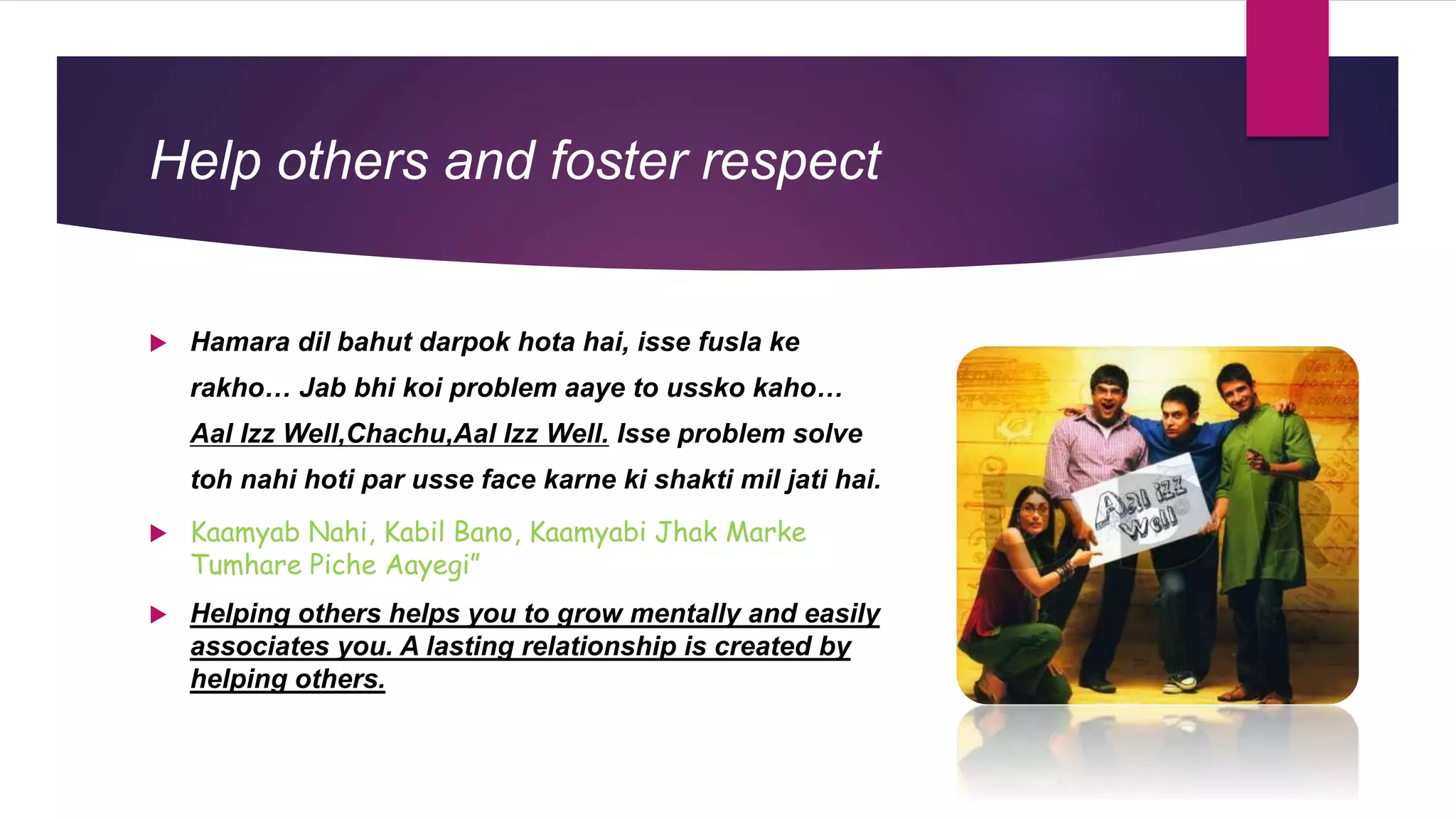 Presentation On 3 Idiots | PPTX
