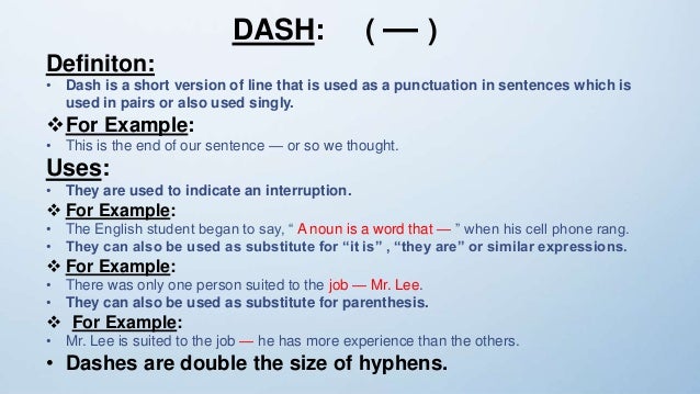 English Punctuations Rules And Uses By Hamad