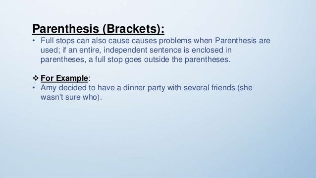 English Punctuations Rules And Uses By Hamad