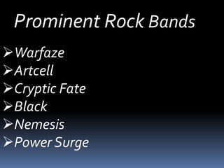 History of Rock Music | PPTX