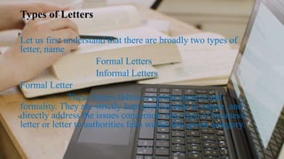 Letter and its types(Format of letters) | PPTX