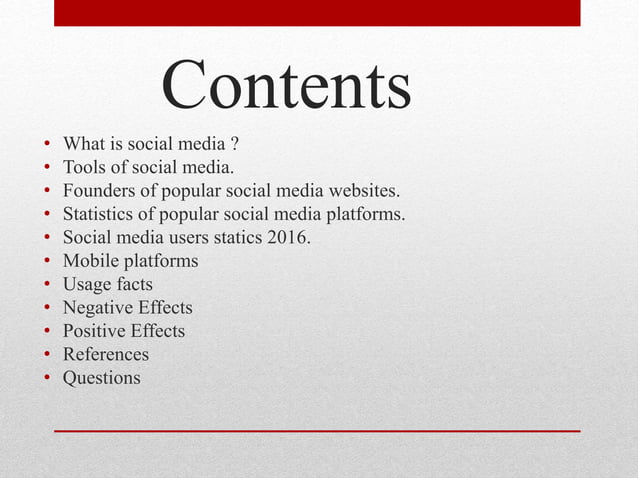 English presentation 1 (social media) | PPTX