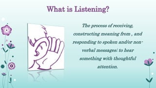 listening skills | PPTX