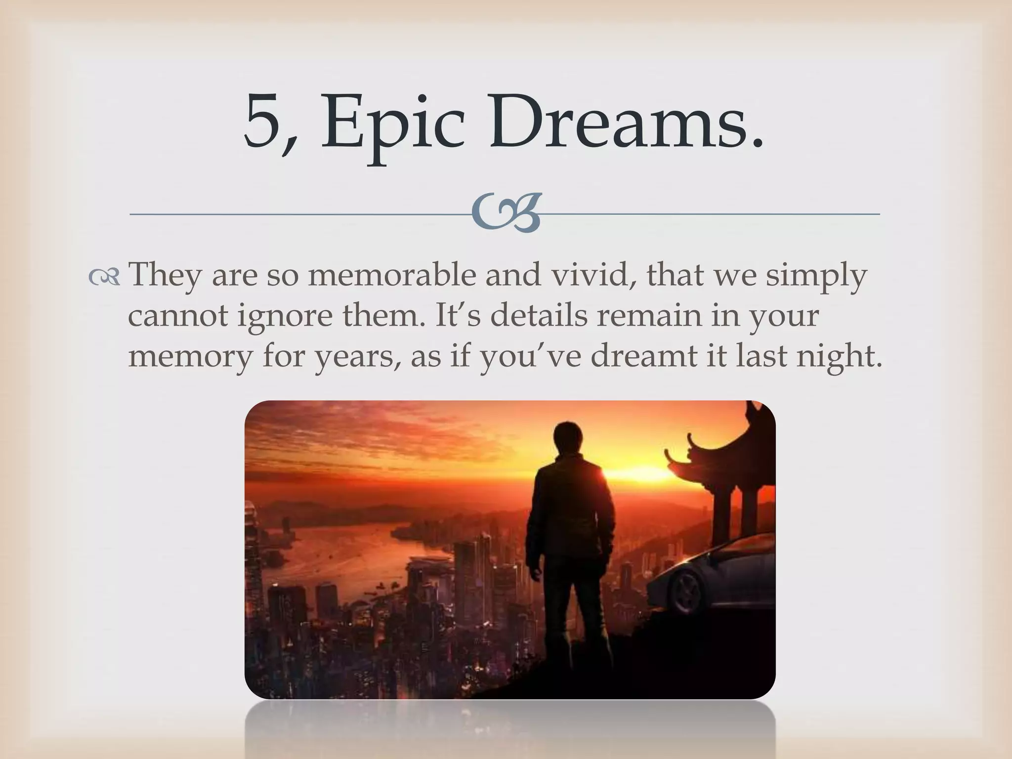English presentation 2 (dreams) | PPT