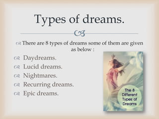 English presentation 2 (dreams) | PPTX