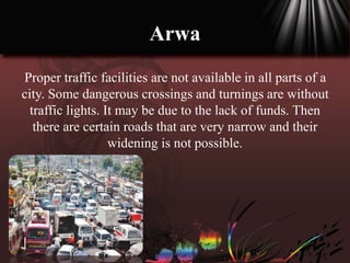 Traffic Problems in Cities. | PPTX