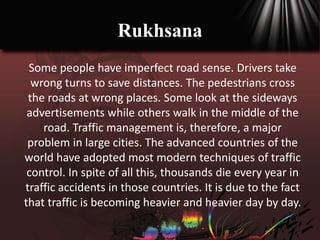 Traffic Problems in Cities. | PPTX