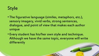 Narrative Writing | PPTX