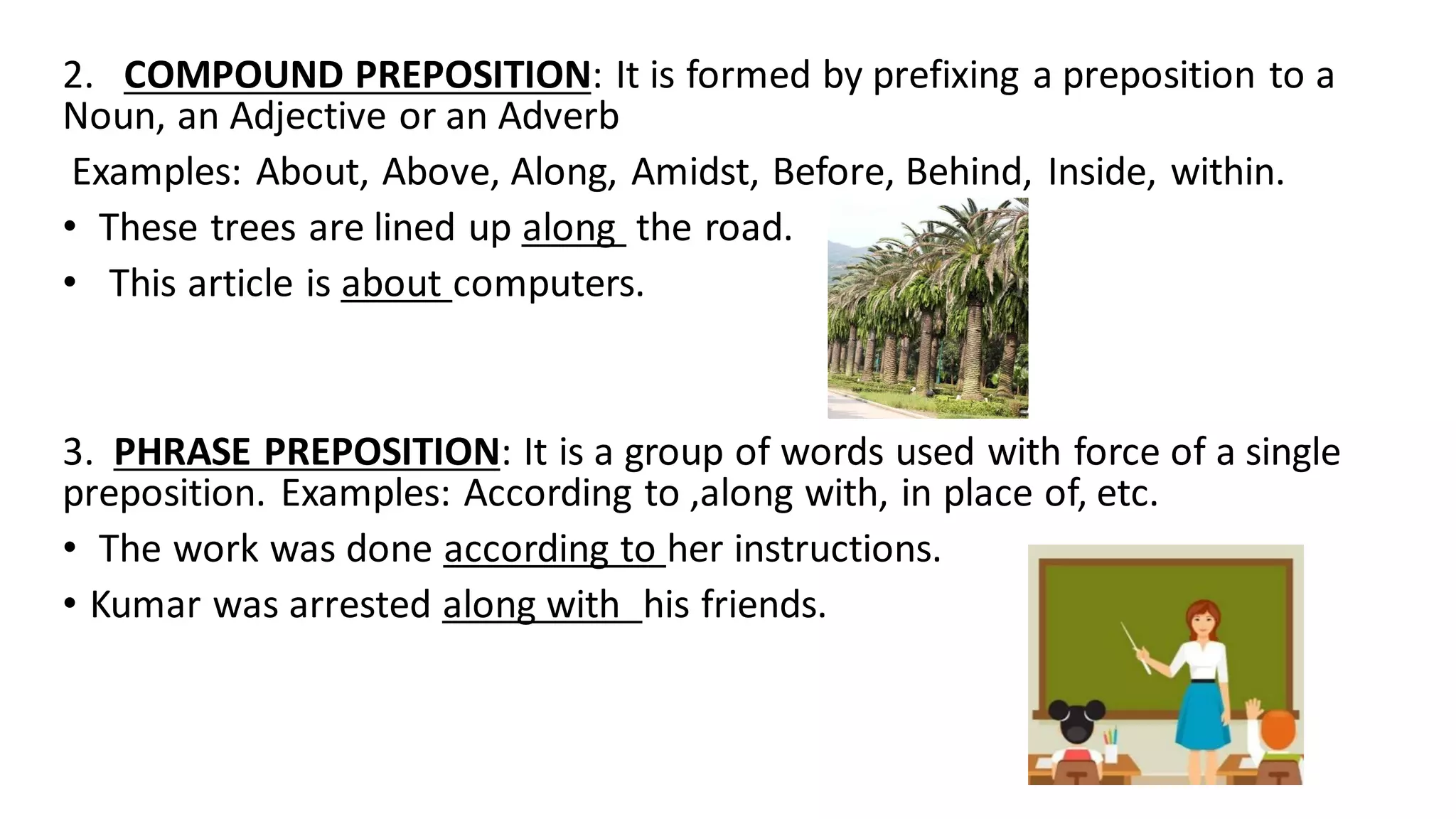 Prepositions- English grammar ppt | PDF