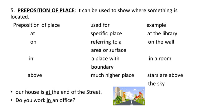 Prepositions- English grammar ppt | PDF