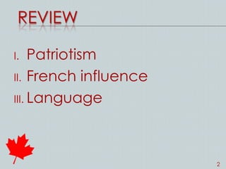 English presentation national identity | PPT