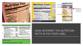 English presentation Nutrition Facts and nutrients.pdf