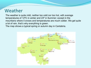 English presentation of santander and cantabria | PPT