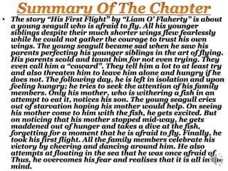 English presentation on 'His First Flight' | PPTX