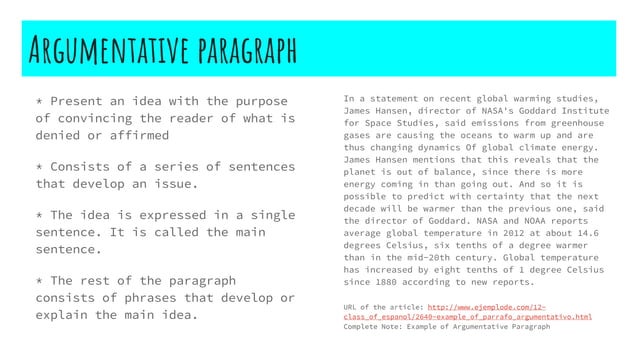 Types of paragraphs | PPTX