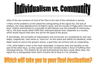 Lord of the Flies- Conflict (Pupil's work) | PPT