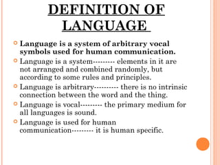 language | PPT