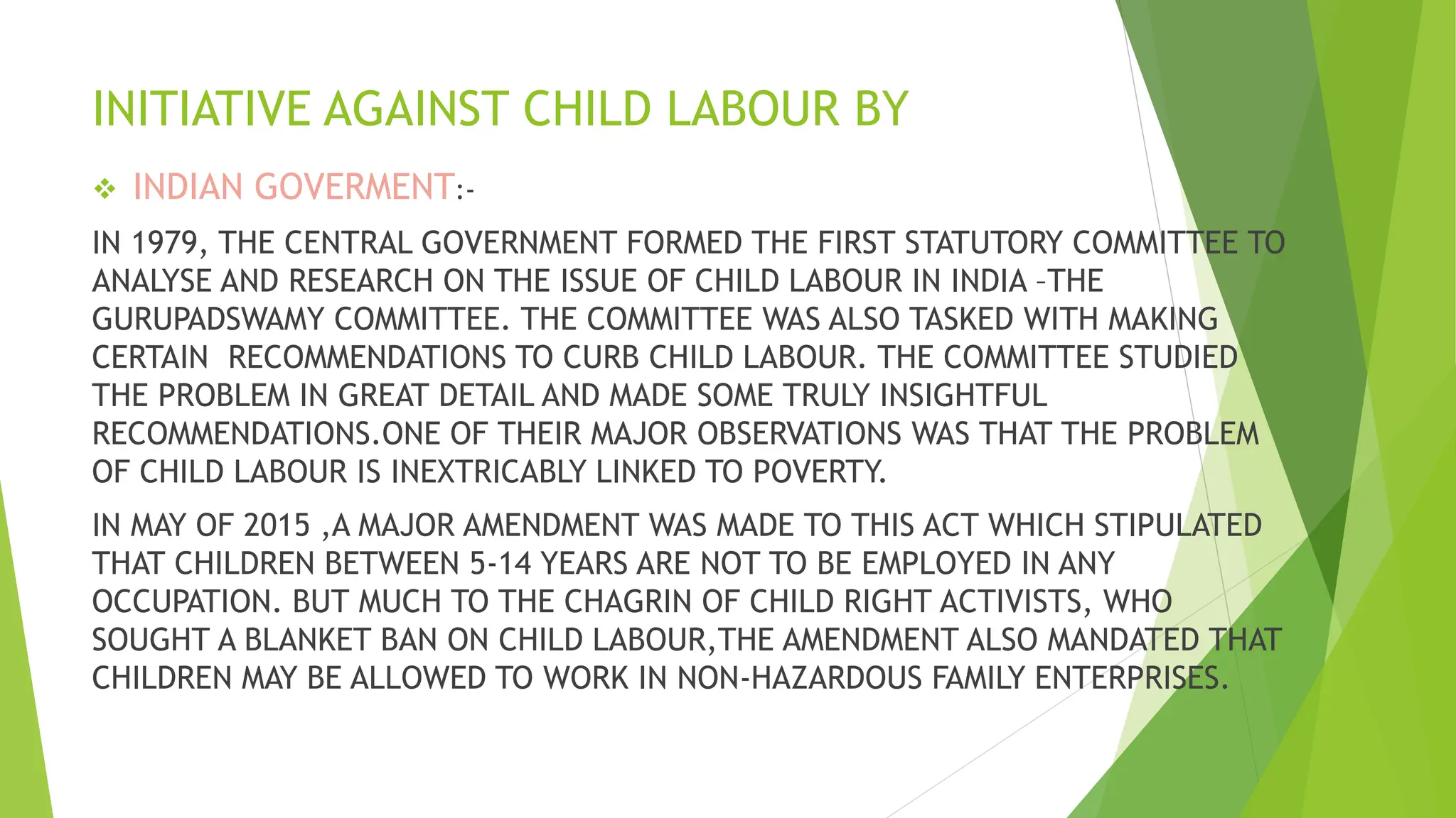 CHILD LABOUR AND LOST OF CHILDHOOD OF SMALL CHILDREN OF LOST SPRING | PDF